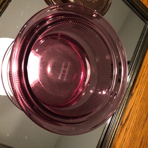 Vintage Corning Ware Visions Cranberry 24oz Round Casserole - Etsy