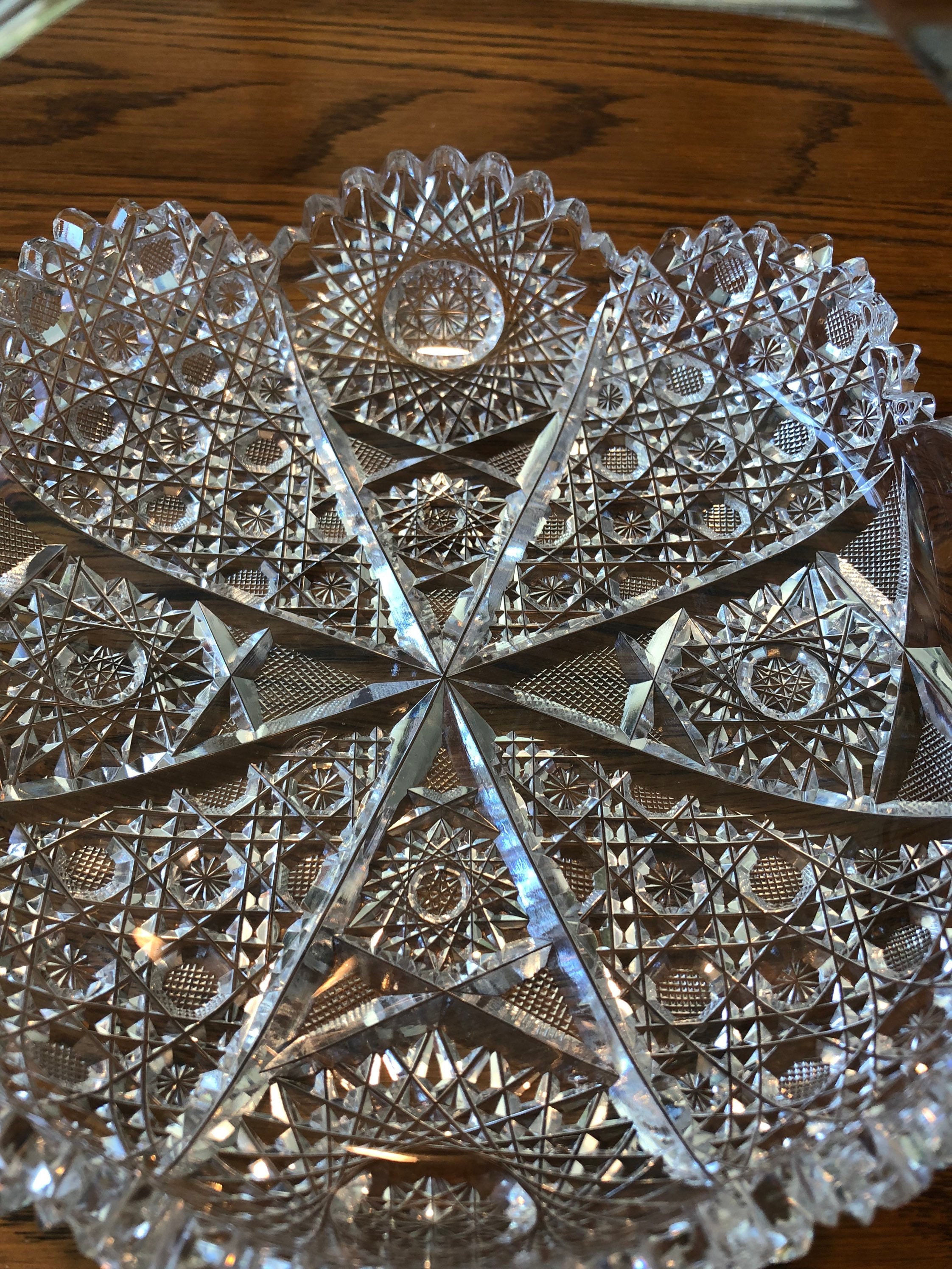 Antique American Brilliant David Walsh Basket - Etsy