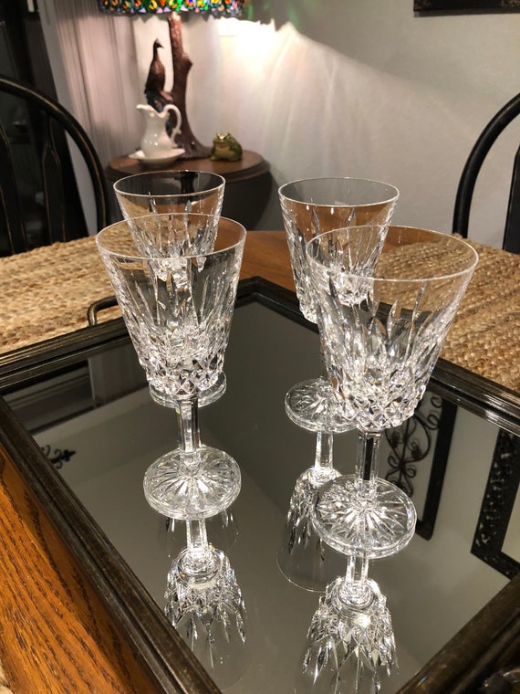 Tyrone Crystal Red Wine. Rosses Suite Pattern. 6.5 Tall Set | Etsy