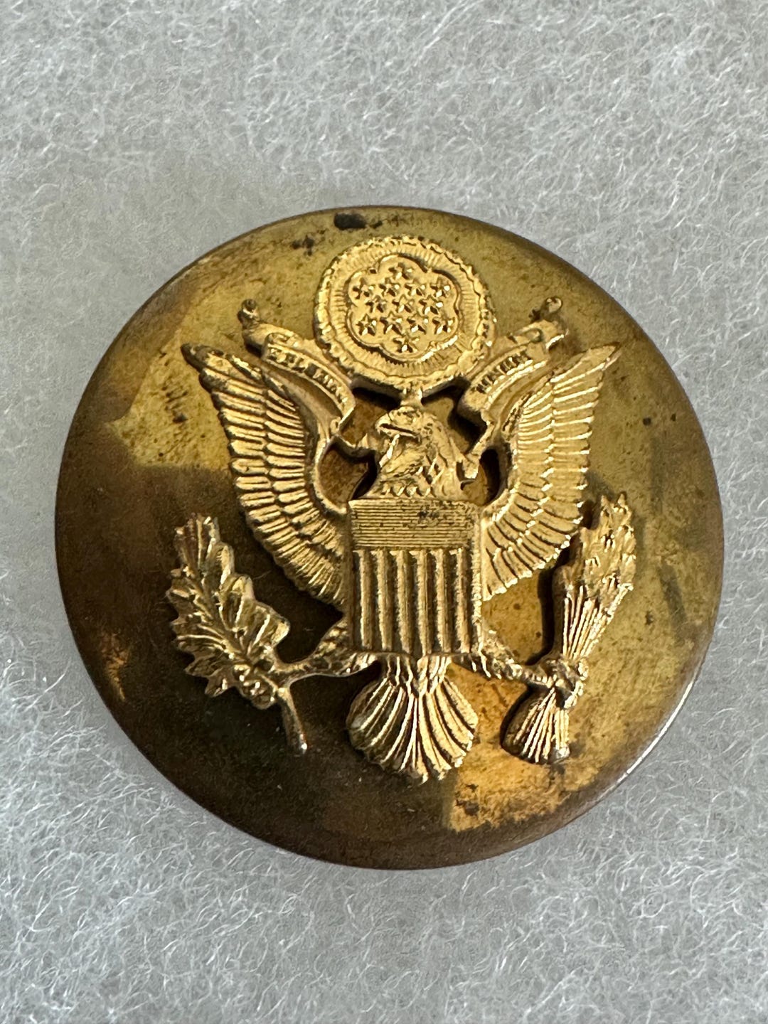 WW2 Brass US Military Army Hat Pin Badge - Etsy