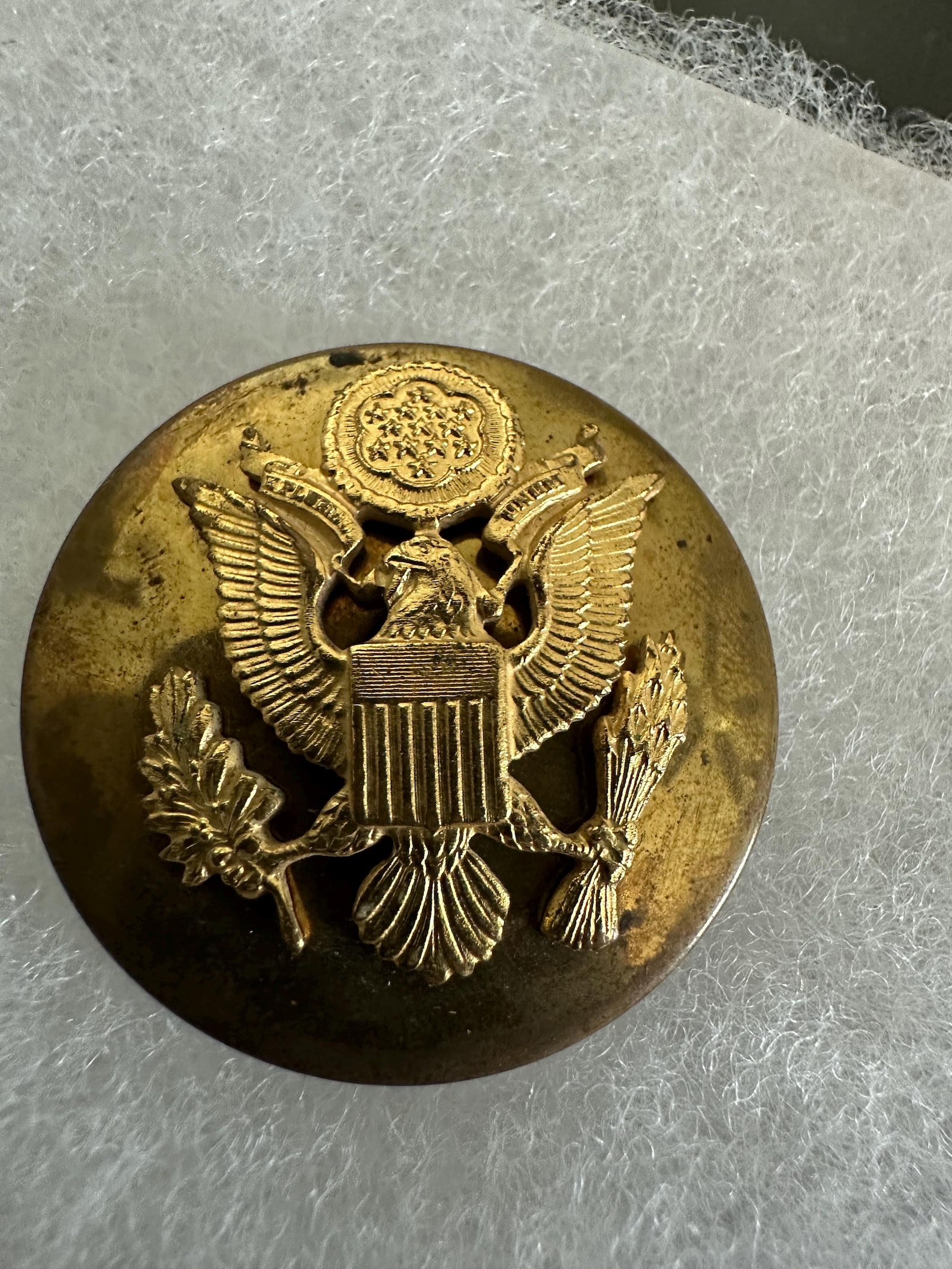 WW2 Brass US Military Army Hat Pin Badge - Etsy