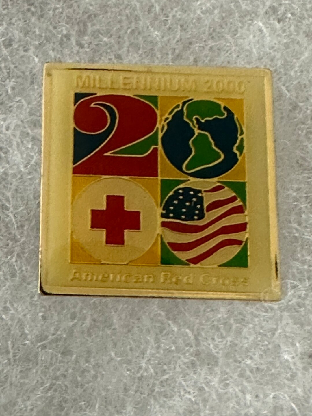 Vintage American Red Cross Collectable Lapel Pin / Badge Millennium ...