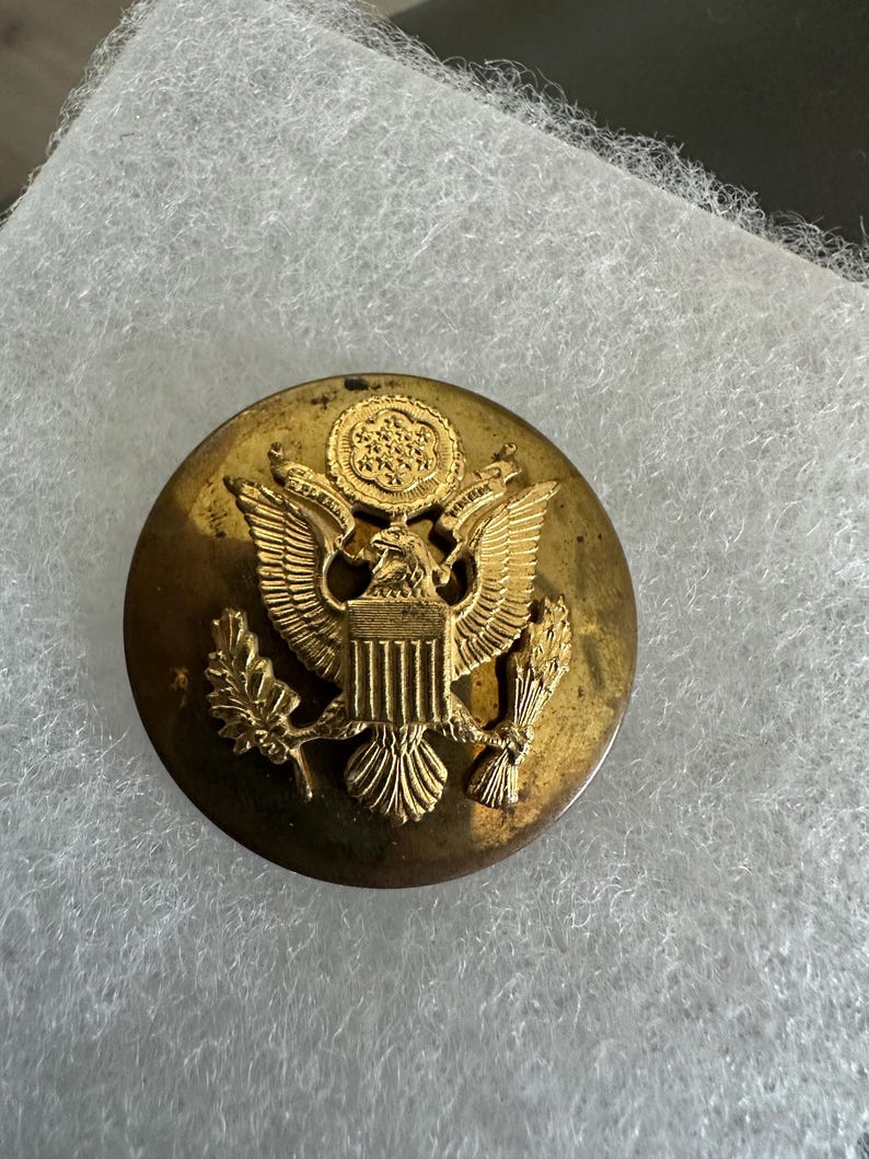 WW2 Brass US Military Army Hat Pin Badge - Etsy