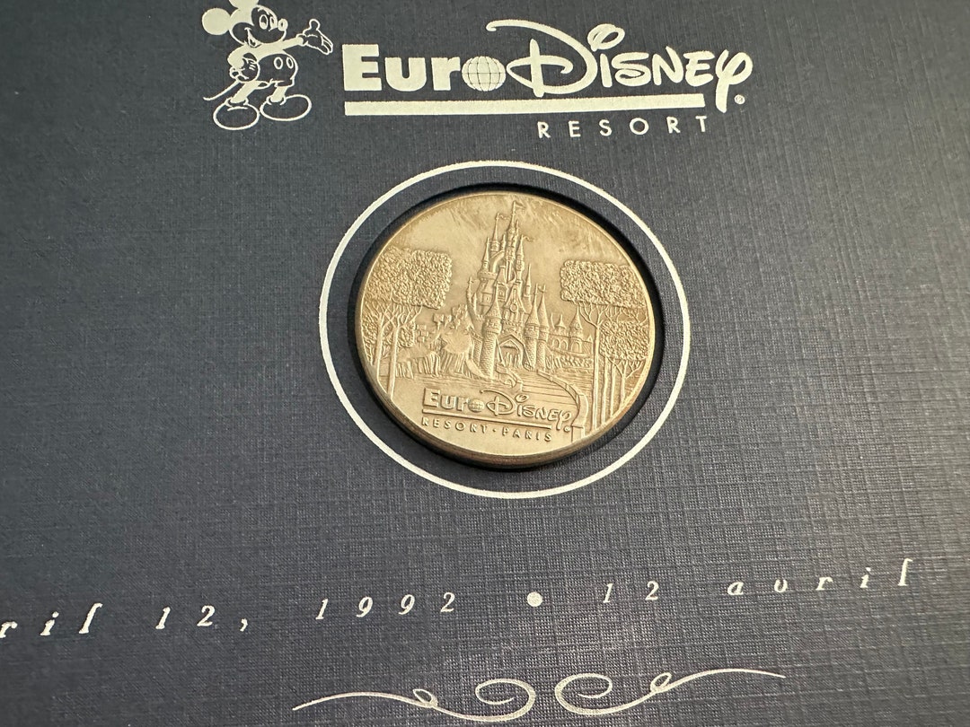 Disney Euro Disneyland Paris Opening Day Token April 12th 1992 ...