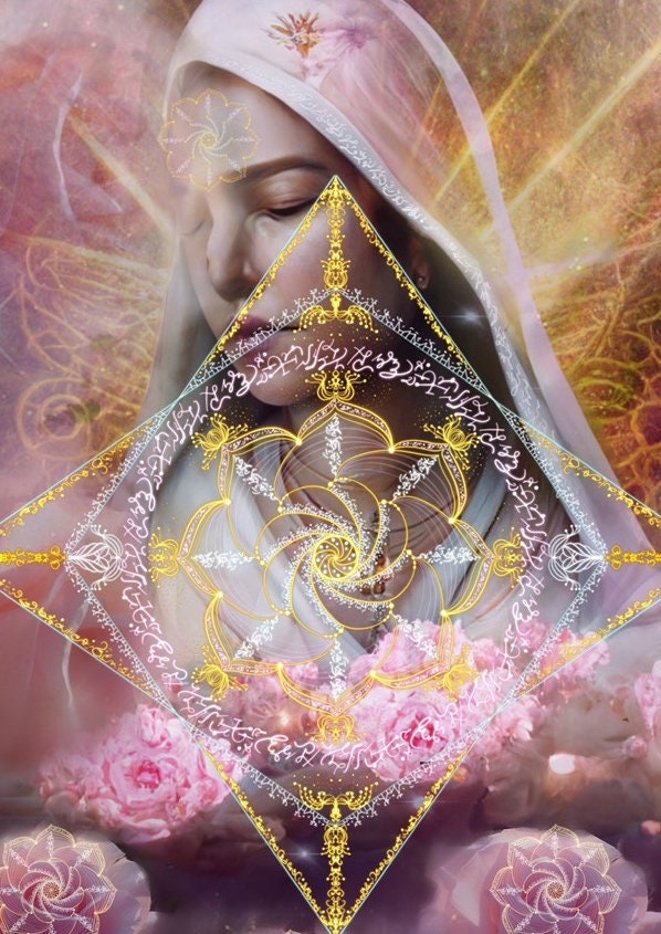 Mother Mary (mother of God ) Cosmic Rose Activation Codes Digital ...