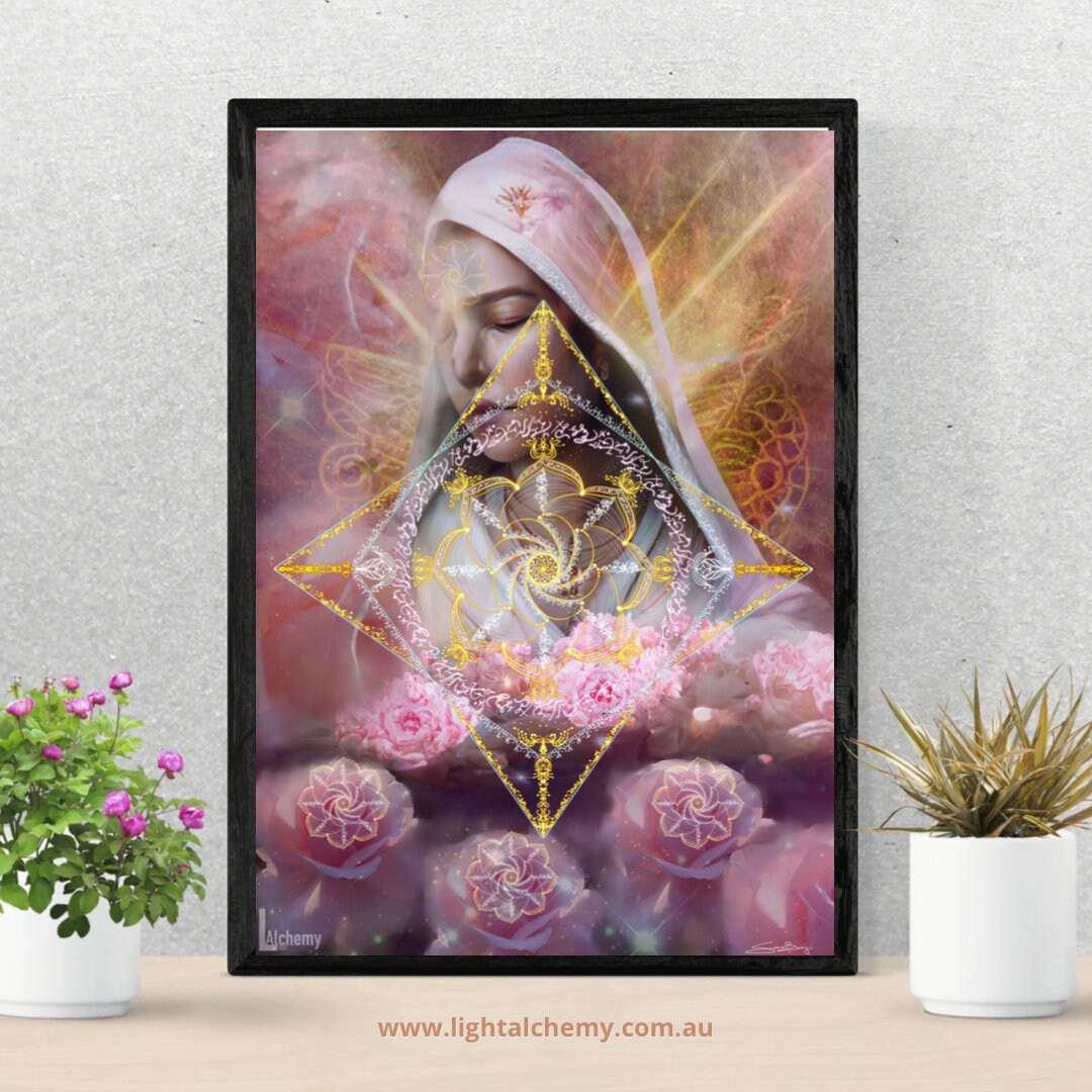 Mother Mary (mother of God ) Cosmic Rose Activation Codes Digital ...