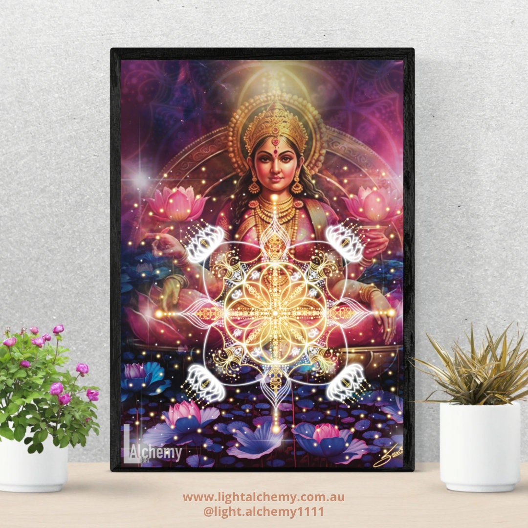 Shree Mahalaxmi Codes of Prosperity and Wealth - Etsy