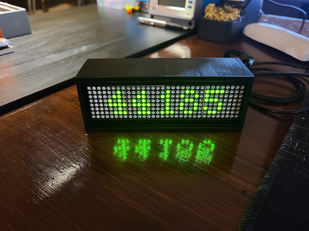 Black Stocks/cryptocurrency Ticker Bitcoin Wifi Custom Crypto Clock ...