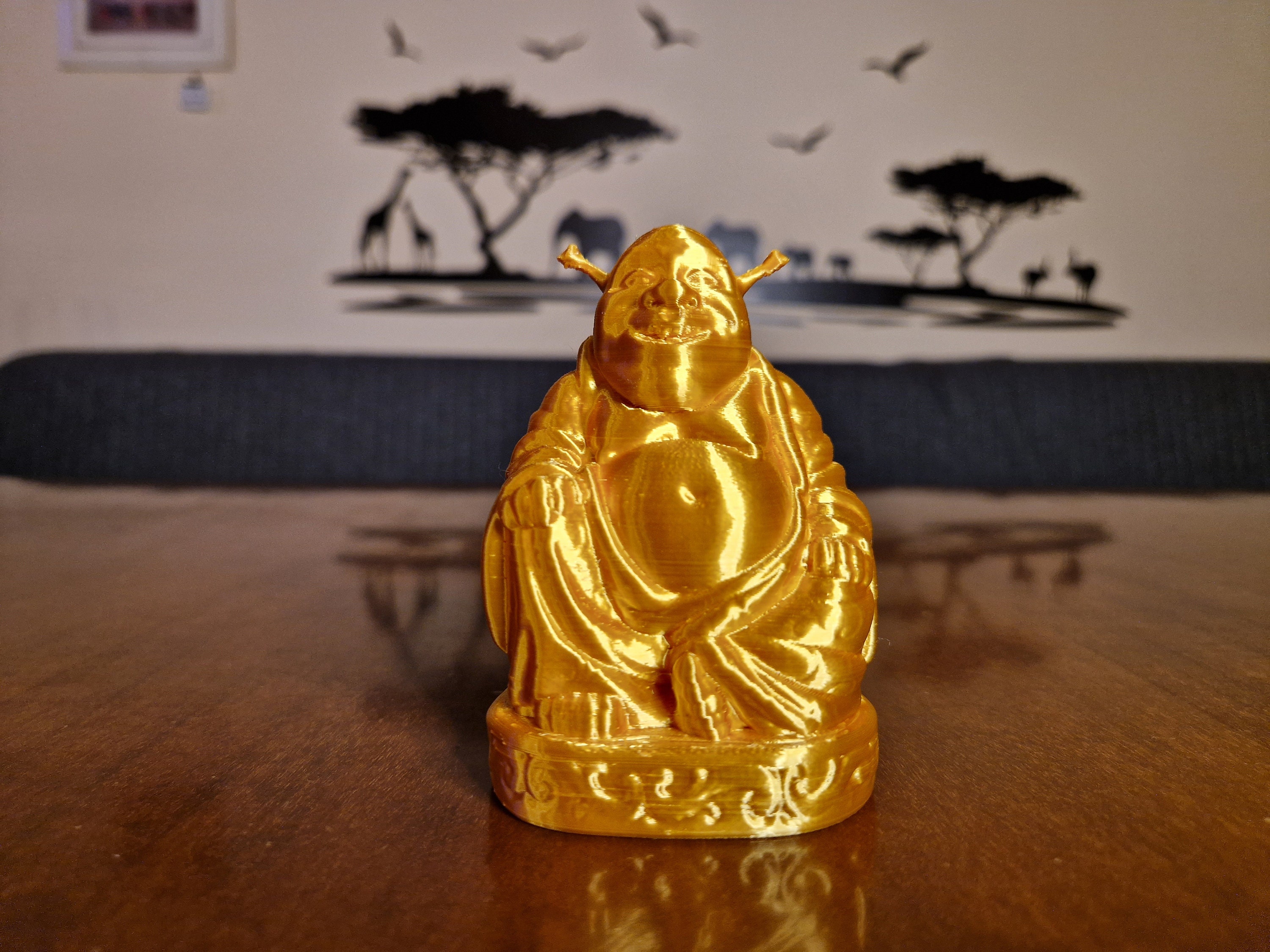 3D Printed Shrek Buddha Statue – Unique PLA Figurine Gift - Etsy