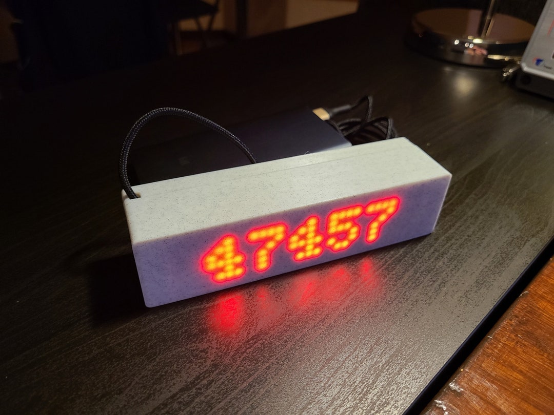 Marble-like Wall Mounted Crypto/stocks Display Bitcoin Ticker Clock ...