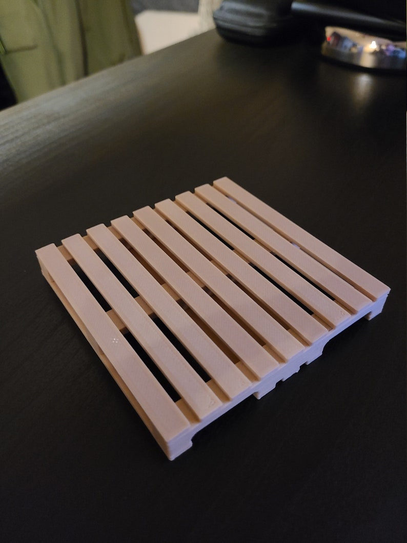 Set of 2 3D Printed Mini Pallet Coasters for - Etsy