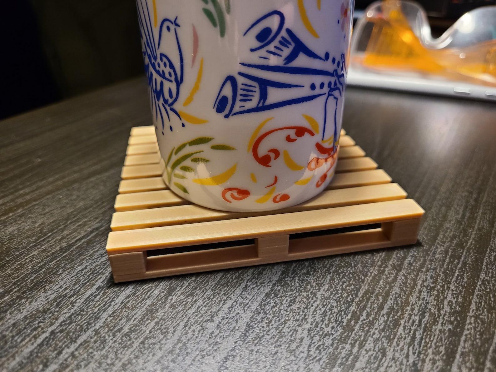 Set of 2 3D Printed Mini Pallet Coasters for - Etsy