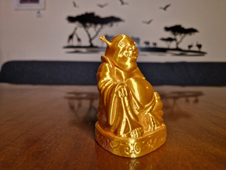3D Printed Shrek Buddha Statue Model Figurine Decoration Gift - Many ...