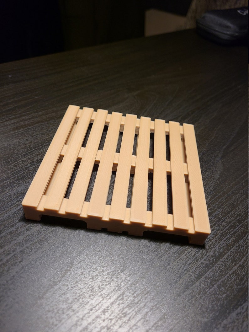 Set of 2 3D Printed Mini Pallet Coasters for - Etsy