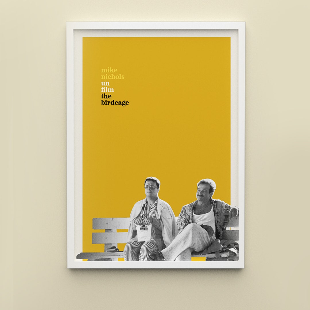 The Birdcage (french New Wave) Poster Digital Download - Etsy