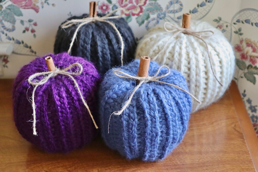Rustic Farmhouse Pumpkins, Crochet Pumpkins, Halloween, Thanksgiving ...