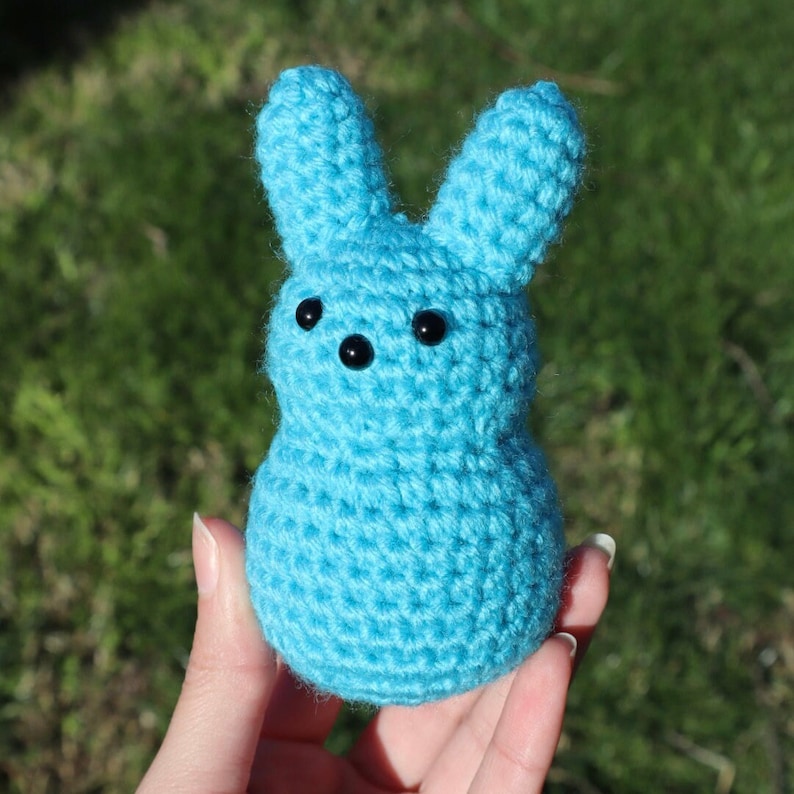 Crochet Peep Bunny Marshmallow Bunny Handmade Peep - Etsy