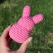 Crochet Peep Bunny Marshmallow Bunny Handmade Peep Easter Decor ...