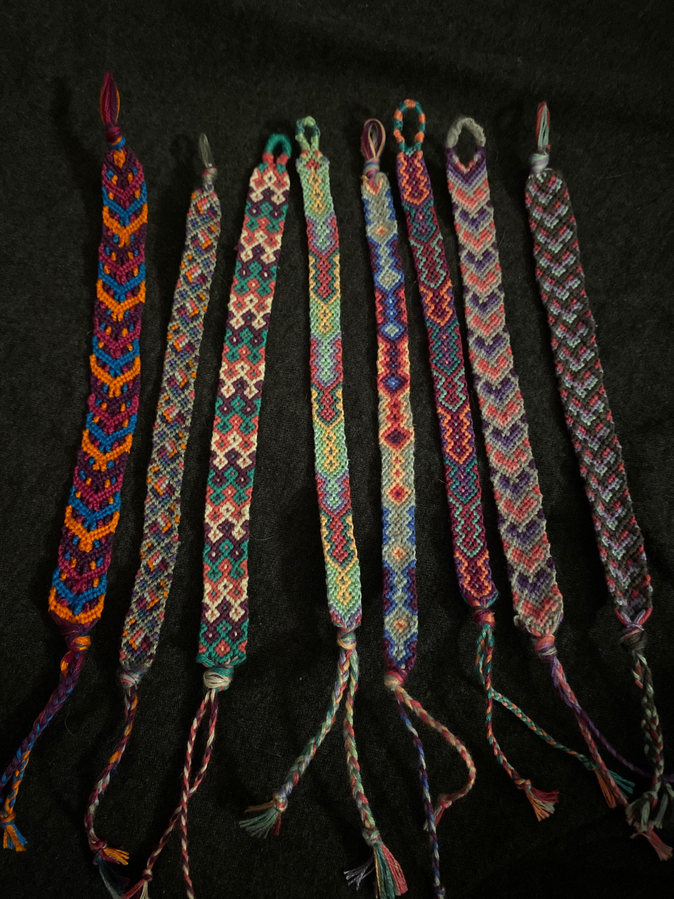 Homemade Cute Colorful Woven Friendship Bracelets | Etsy