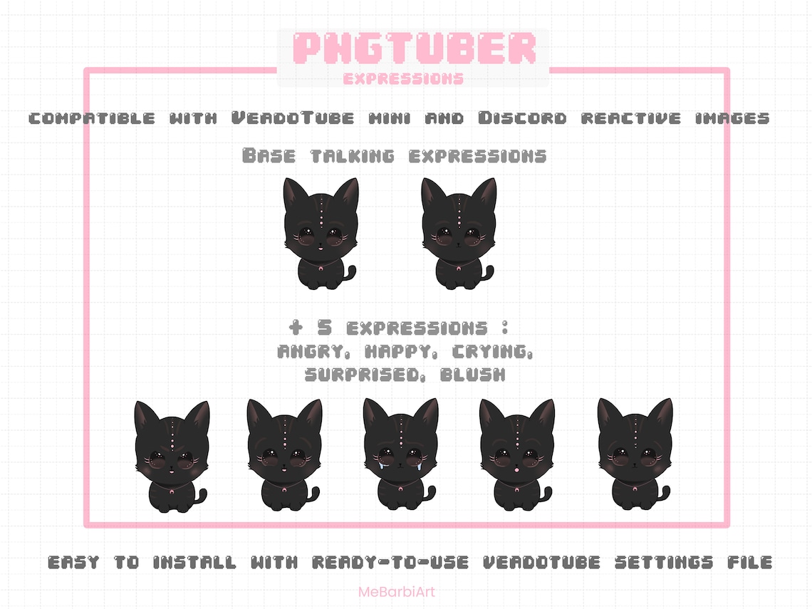 Your Dream Animal Pngtuber Model Commission Pngtuber Custom Model ...