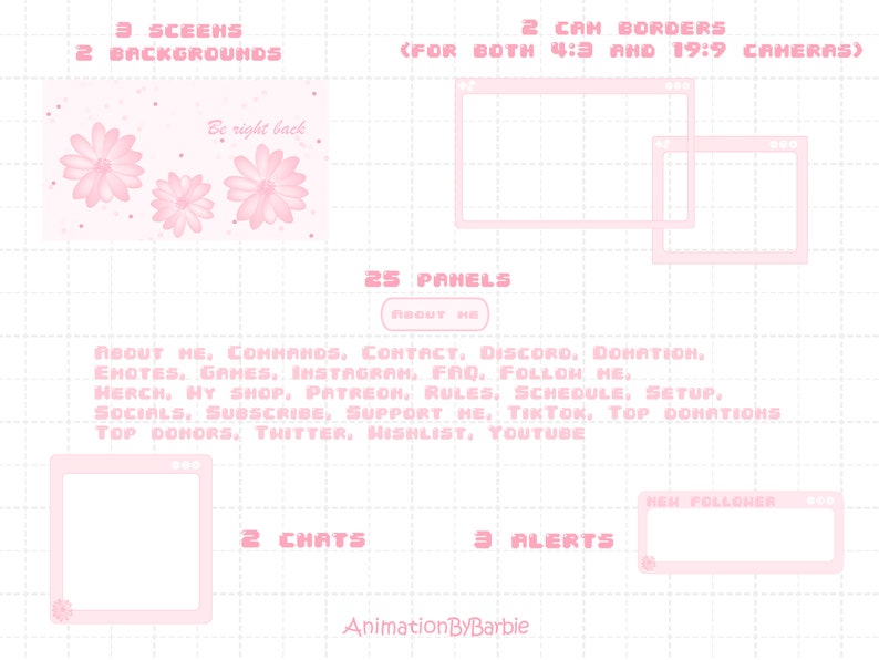 Cherry Blossom Stream Overlay Webcam Overlay Stream Screens - Etsy
