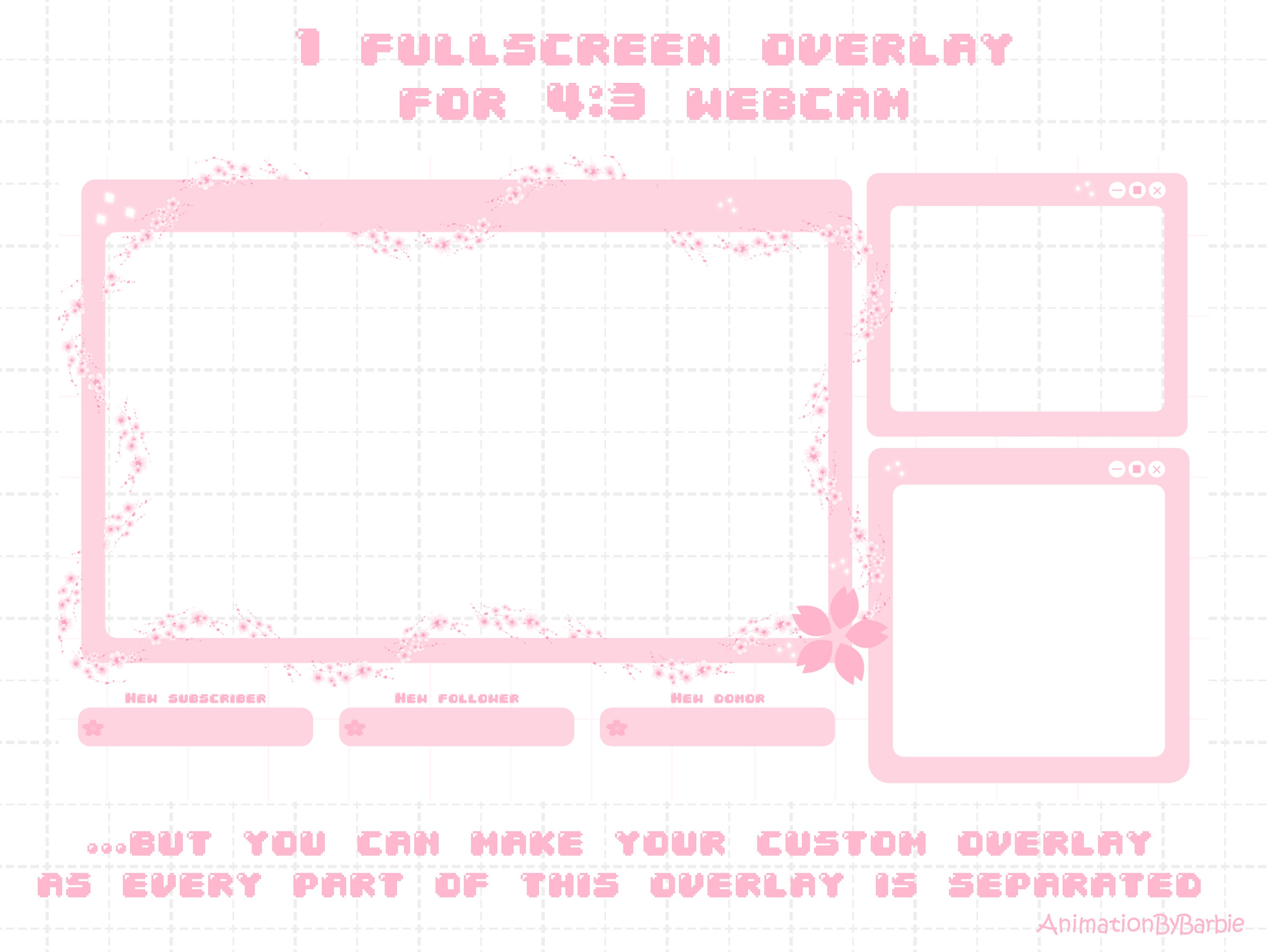 Vtuber Overlay Stream Overlay Package Stream Bundle Stream Package ...