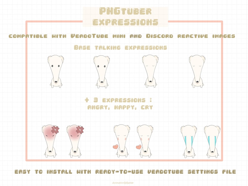 Pngtuber Model PNG Tuber Base Model for Twitch Discord - Etsy Israel