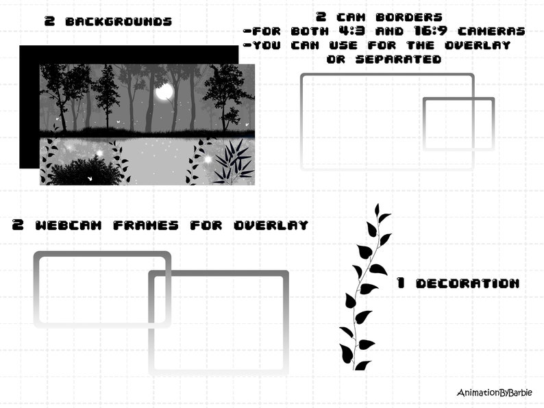 Stream Overlay Package ANIMATED Stream Bundle Stream Package Twitch ...