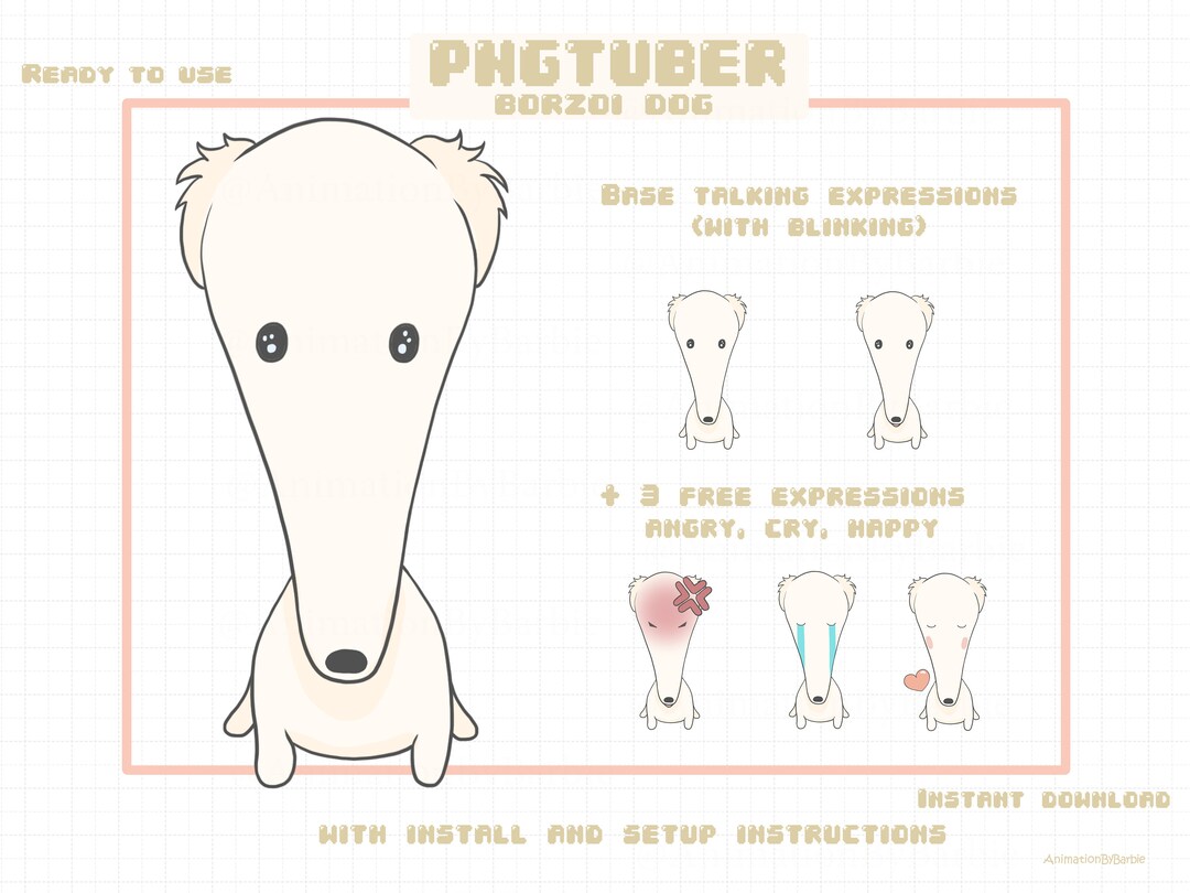 Pngtuber Model PNG Tuber Base Model for Twitch Discord - Etsy Israel