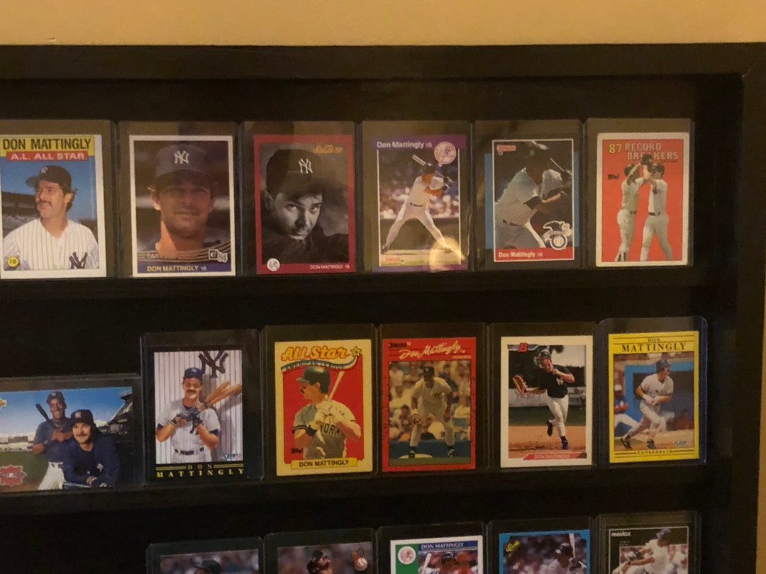 Baseball Card Display Frame Holds 44 Cards - Etsy