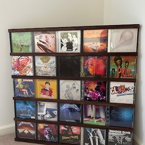CD Display Frame That Holds 25 Cds - Etsy