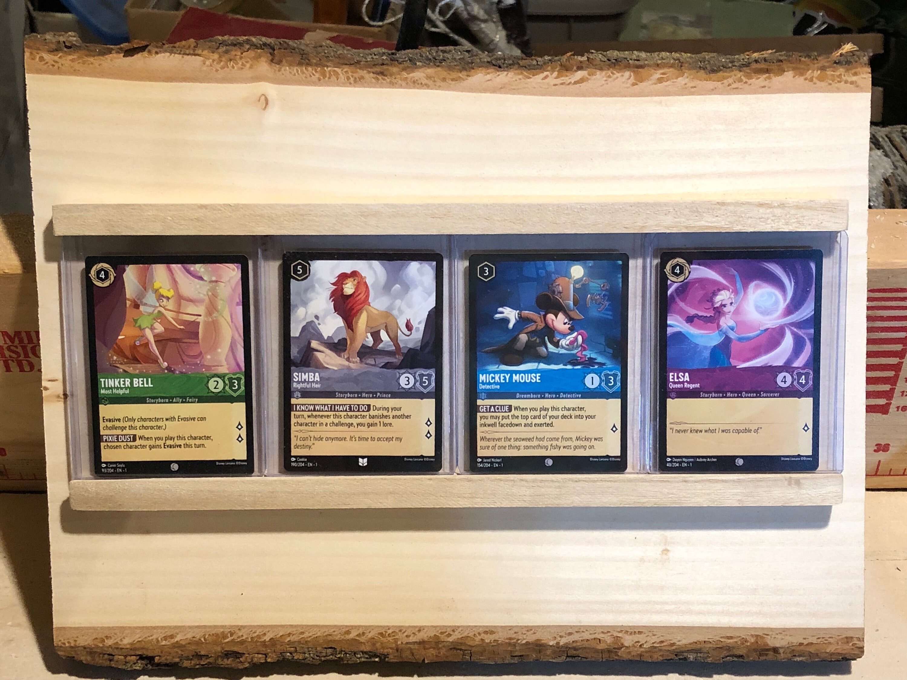 Natural Wood Card Frame - Etsy