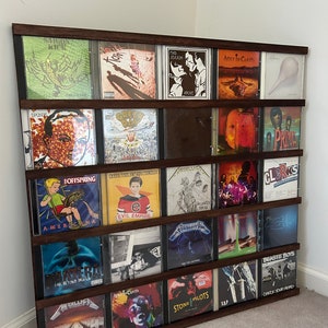 CD Display Frame That Holds 25 Cds - Etsy