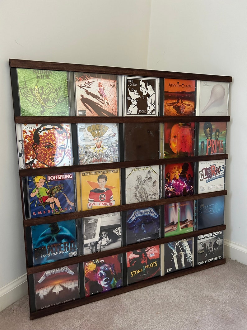 CD Display Frame That Holds 25 Cds - Etsy