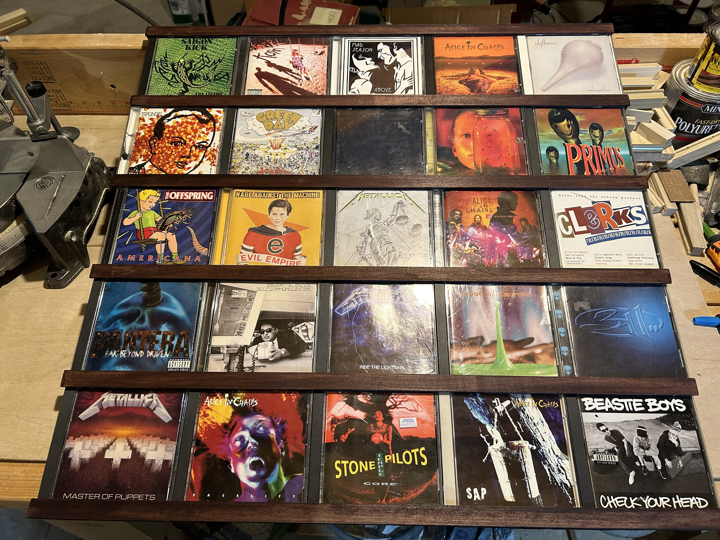 CD Display Frame That Holds 25 Cds - Etsy