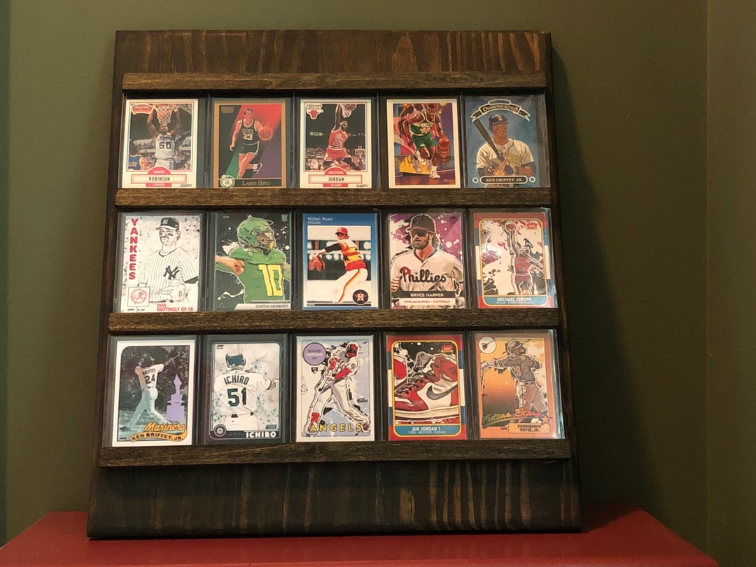 Sports Card Frame That Holds 15 Cards - Etsy