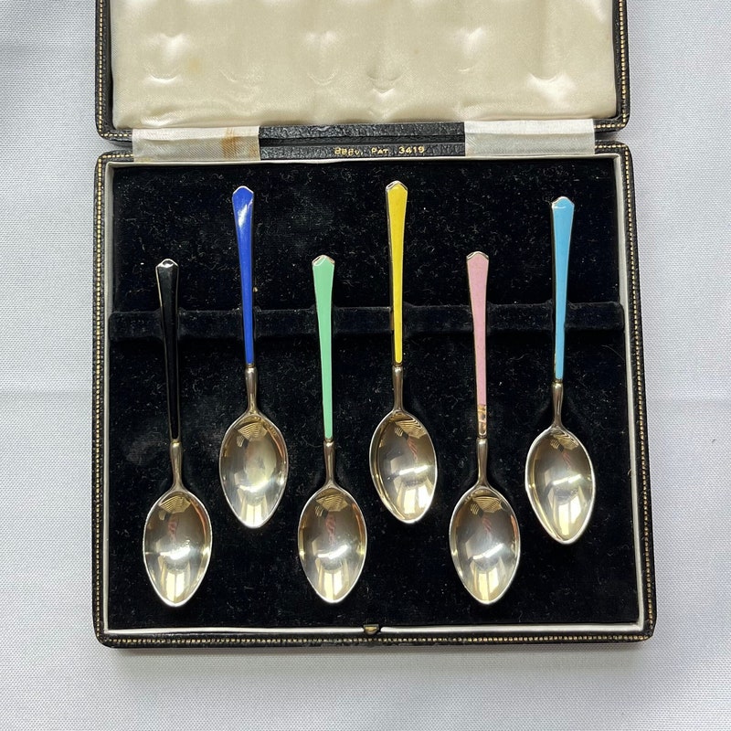 Enamel Spoons - Etsy