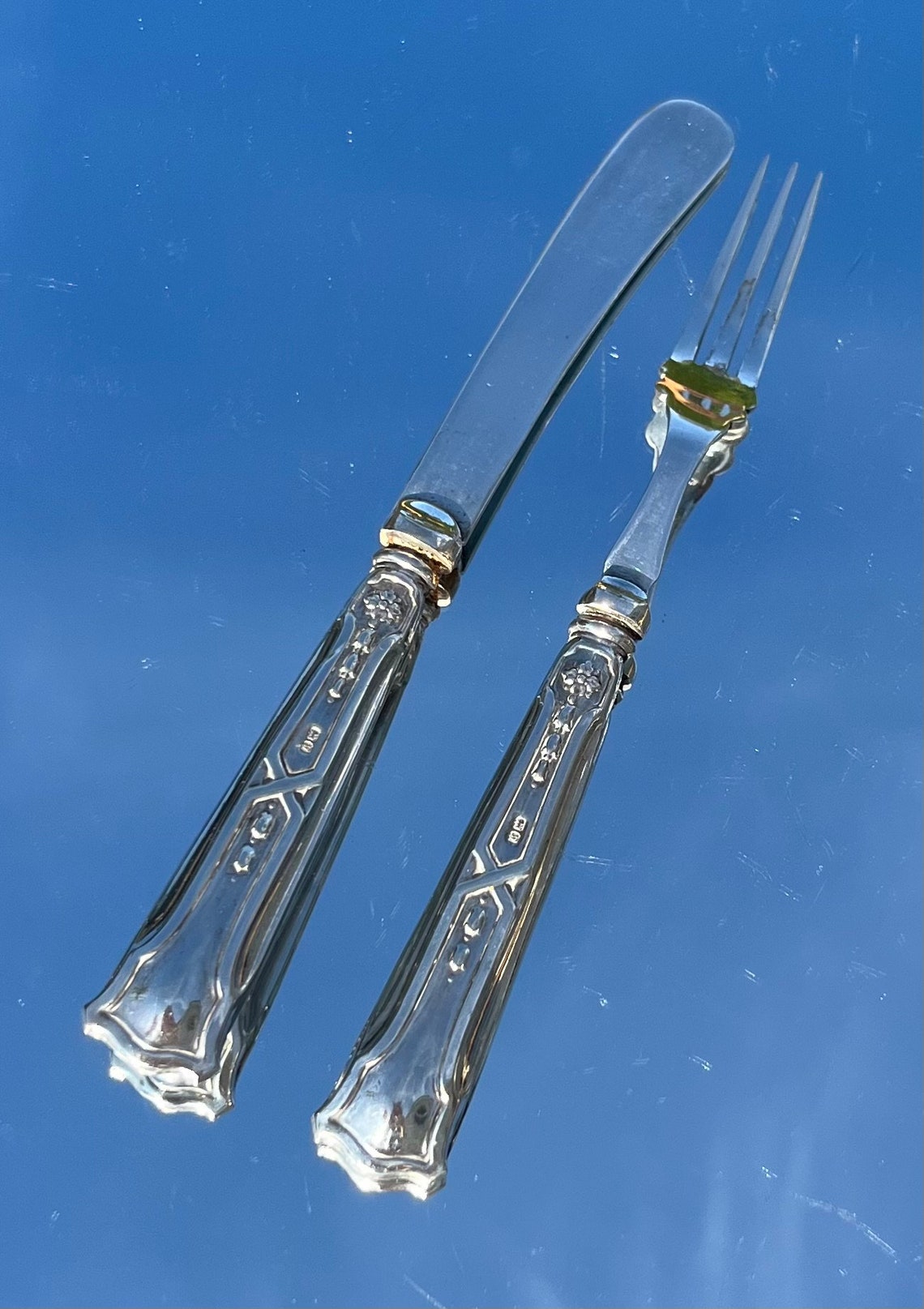 Boxed Set of Antique Silver Handled Fruit Cutlery - Birmingham 1921 - Etsy