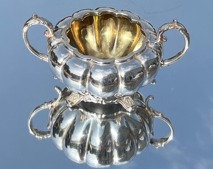 James Dixon and Sons Gilded Silver Plate Bon Bon Dish - Etsy