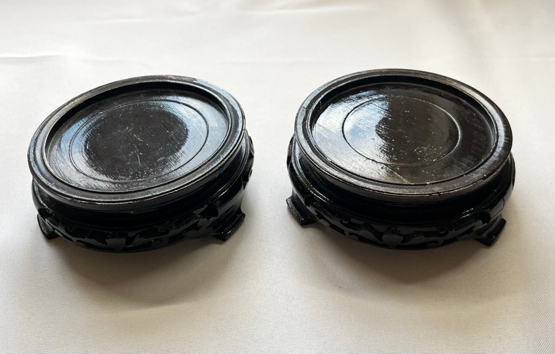Large Pair of Mid-century Jingfa Cloisonné Vases and Stands - Etsy