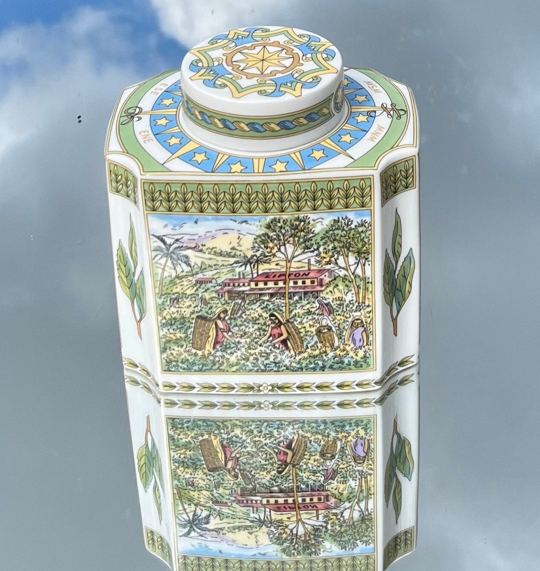 Royal Worcester Thomas Lipton Tea Caddy With Box - Etsy