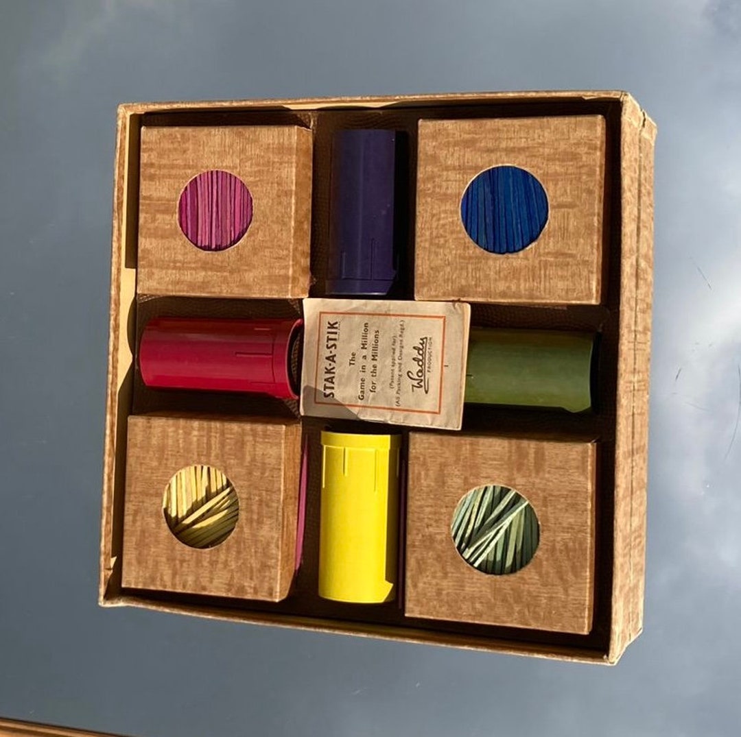 Vintage Stak-a-stik Game by Waddys - Etsy