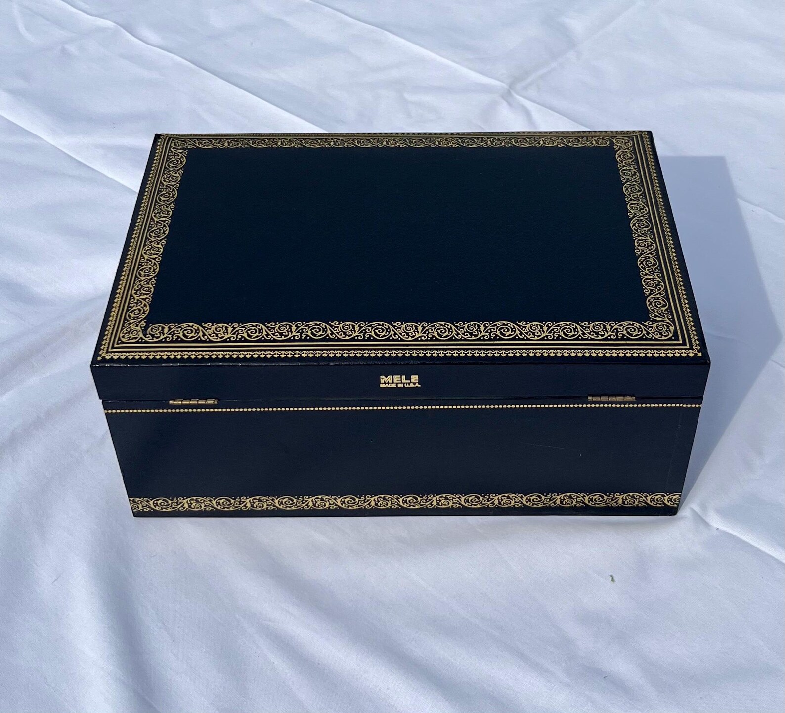 Vintage American Mele Jewellery Box With Keys - Etsy