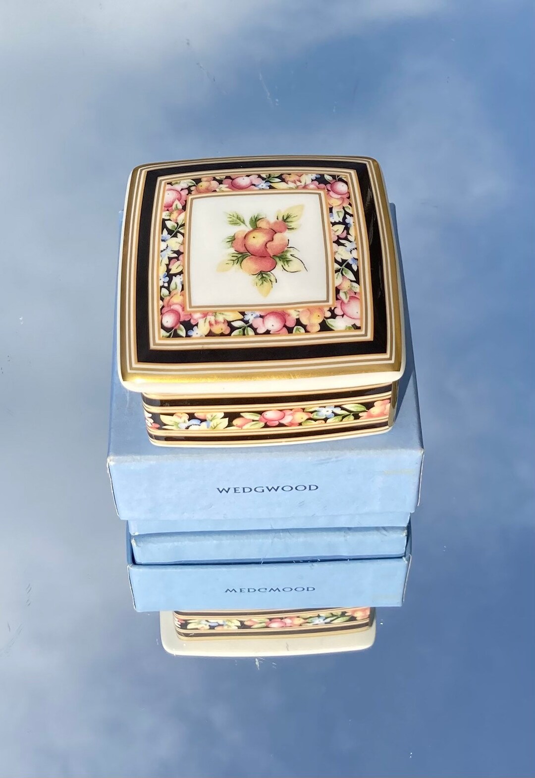 Wedgwood Clio Porcelain Trinket Box - Etsy