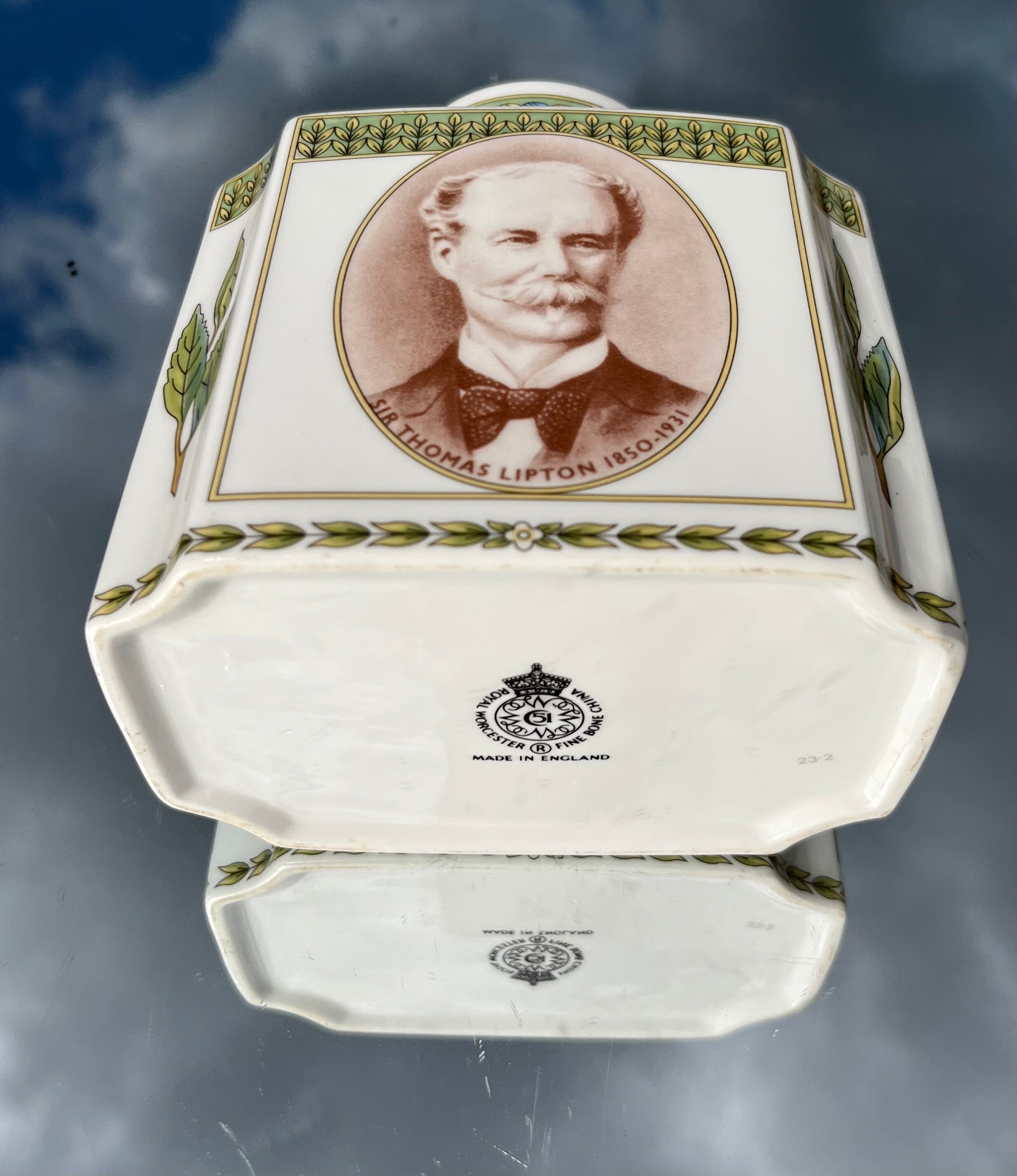 Royal Worcester Thomas Lipton Tea Caddy With Box - Etsy