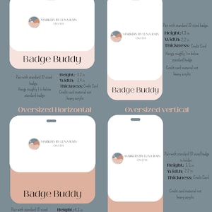 Custom Lightweight Football Badge Buddy ID Badge Marker Parker Badge ...