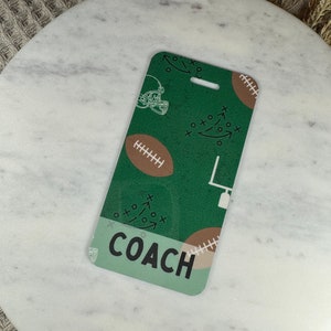 Custom Lightweight Football Badge Buddy ID Badge Marker Parker Badge ...