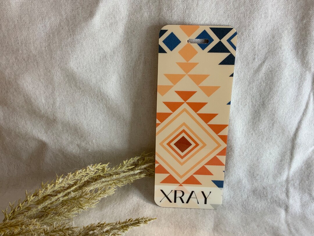 Custom Lightweight Western Aztec Pattern 2 Badge Buddy | ID Badge ...