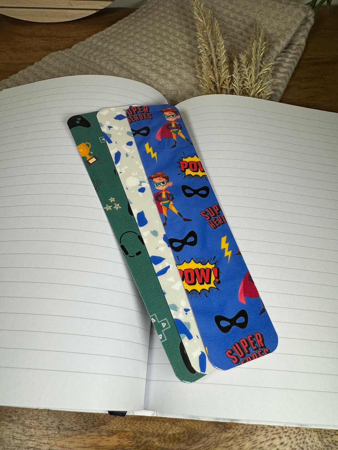 Super Hero Video Game Bookmark Set | Bookmark Collection | Book Lover ...