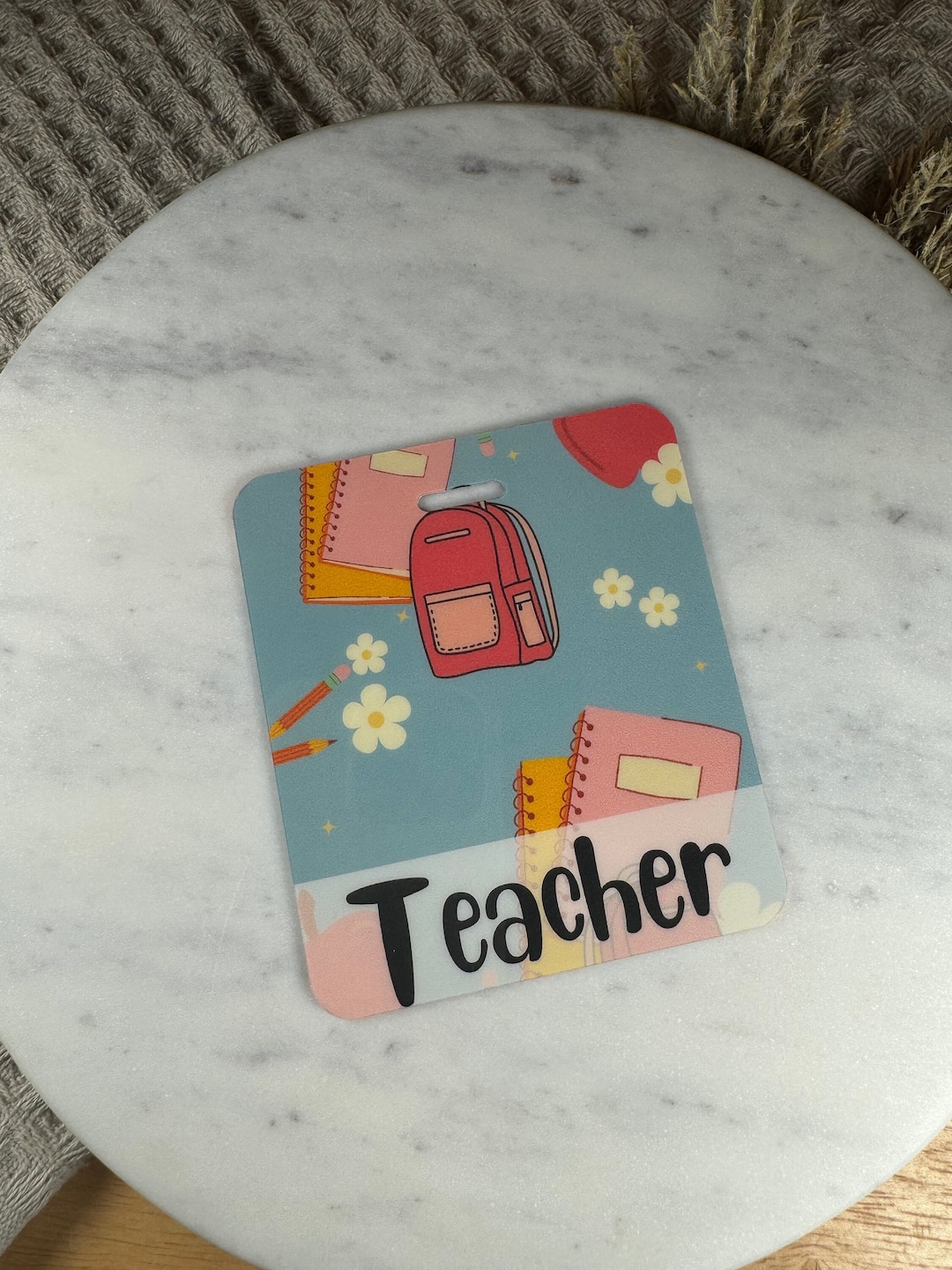 Custom Lightweight Teacher Theme 3 Badge Buddy ID Badge Marker Parker ...